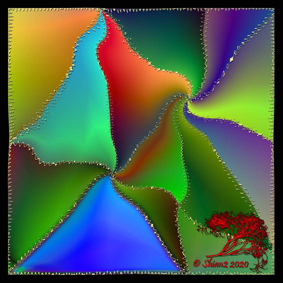 Solve Crazy Shapes jigsaw puzzle online with 64 pieces