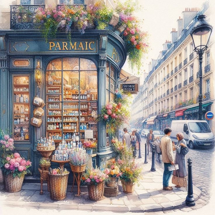 Solve City Shop jigsaw puzzle online with 121 pieces