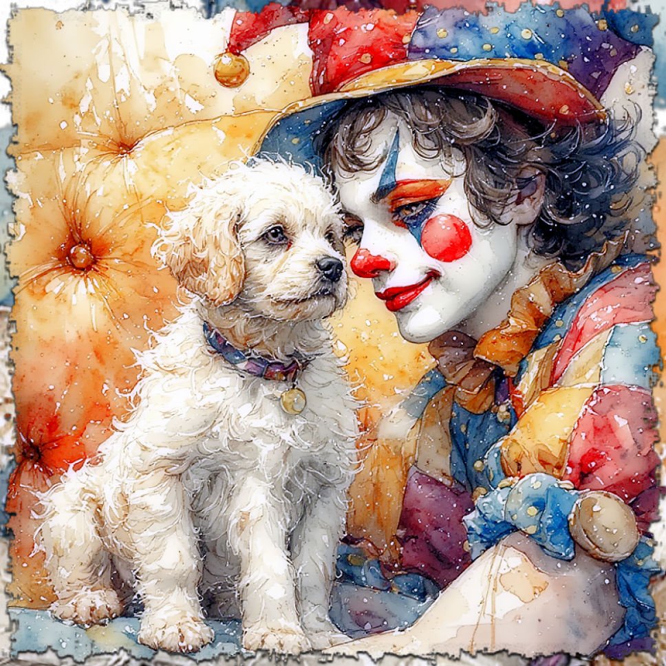 Solve October Jester jigsaw puzzle online with 256 pieces