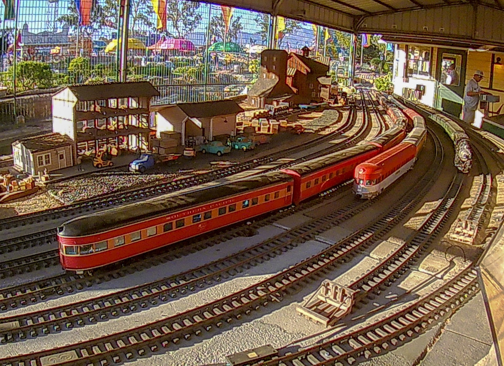 Solve Completed miniature trains - small train display jigsaw puzzle ...