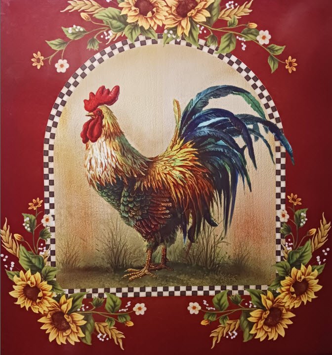Solve rooster jigsaw puzzle online with 72 pieces