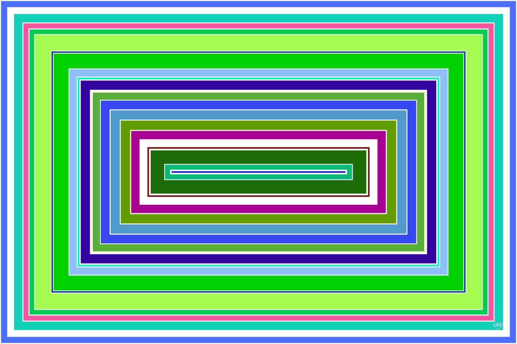 Solve Concentric Rectangles!! ~ H jigsaw puzzle online with 600 pieces