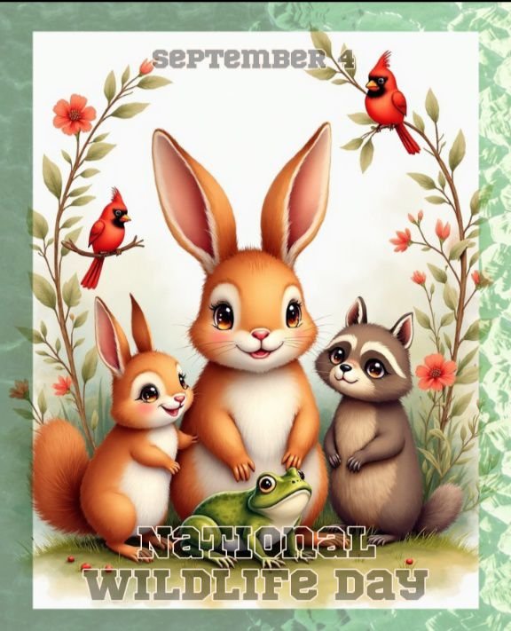 Solve National Wildlife Day Sept. 4 jigsaw puzzle online with 72 pieces