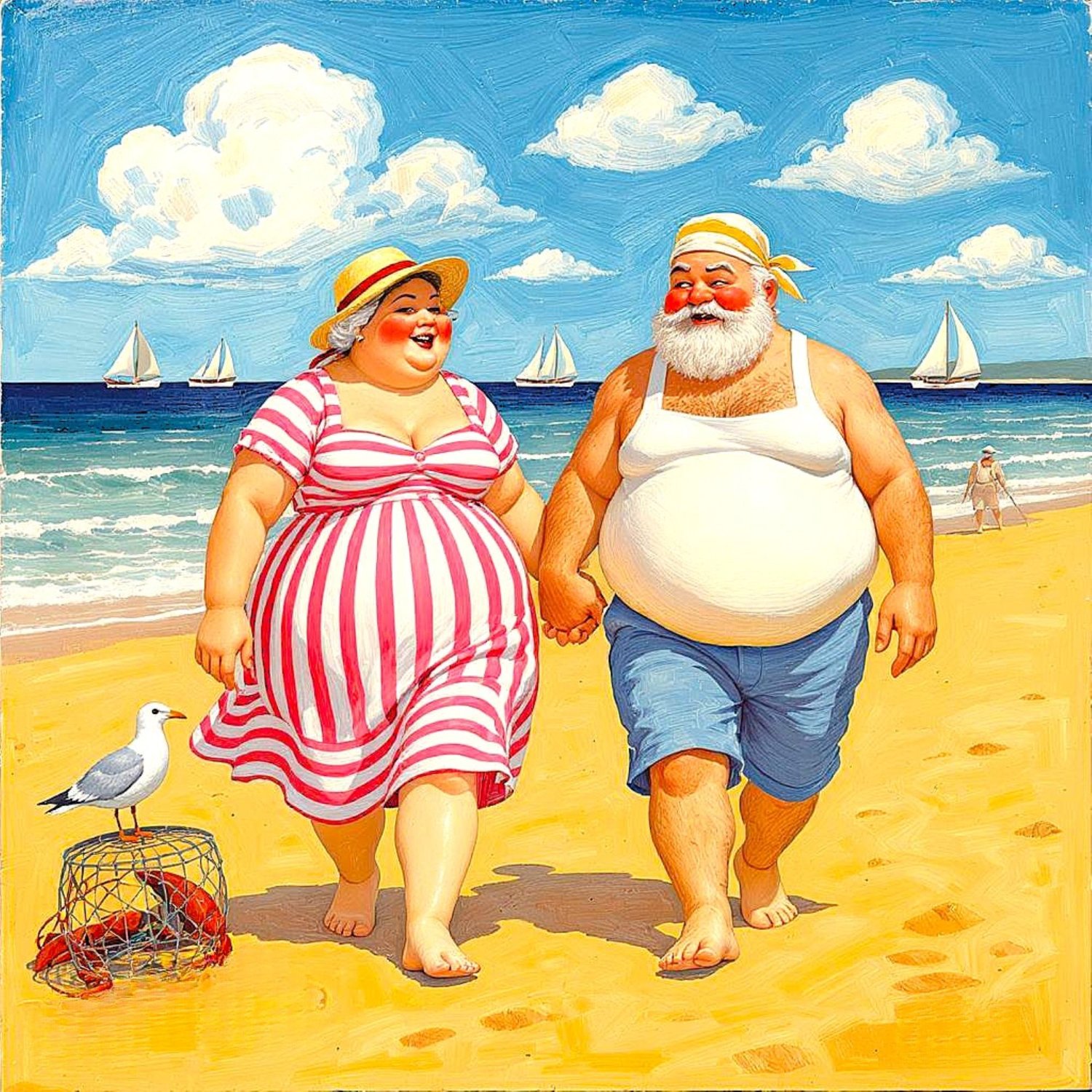 Solve Ruby and Stan's Day At The Seaside - resize 9 - 600 pieces jigsaw ...