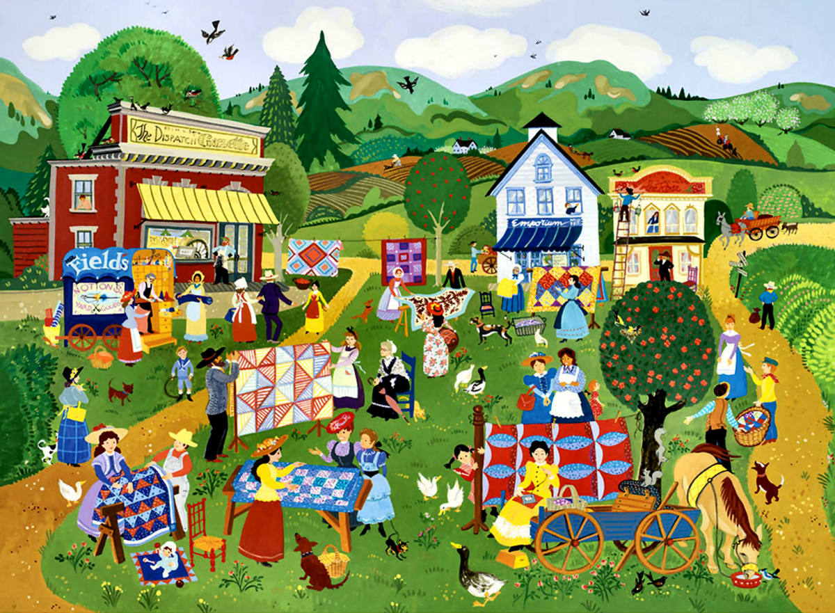 Jigsaw Puzzle | 88 pieces | PUZZLE - Quilt Festival | Jigidi