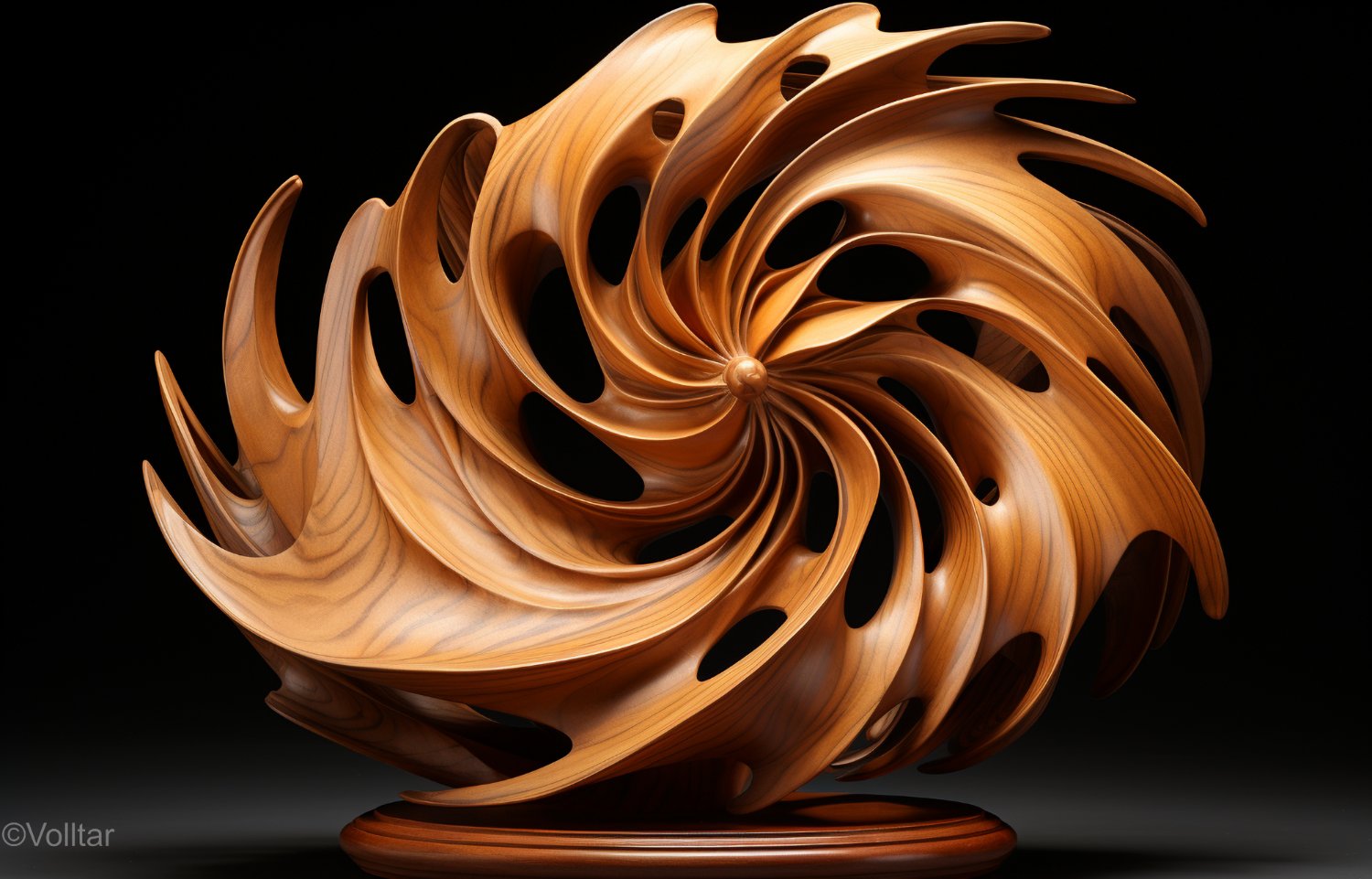 Solve Kinetic Wood Sculpture jigsaw puzzle online with 12 pieces