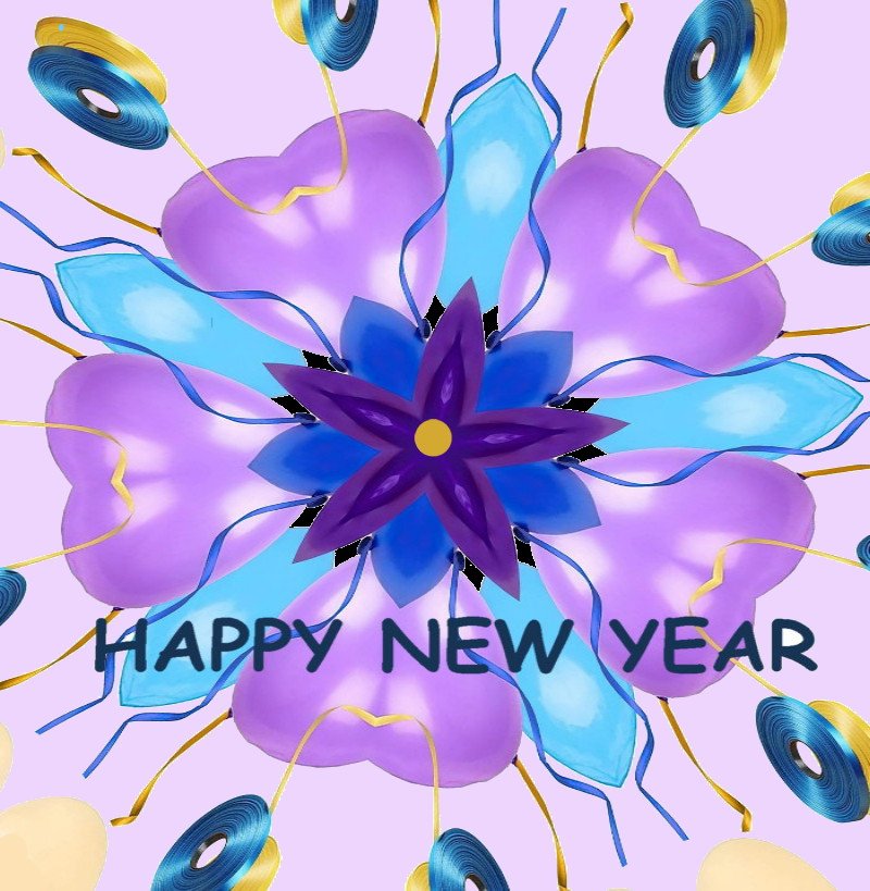 Solve Happy New Year jigsaw puzzle online with 81 pieces
