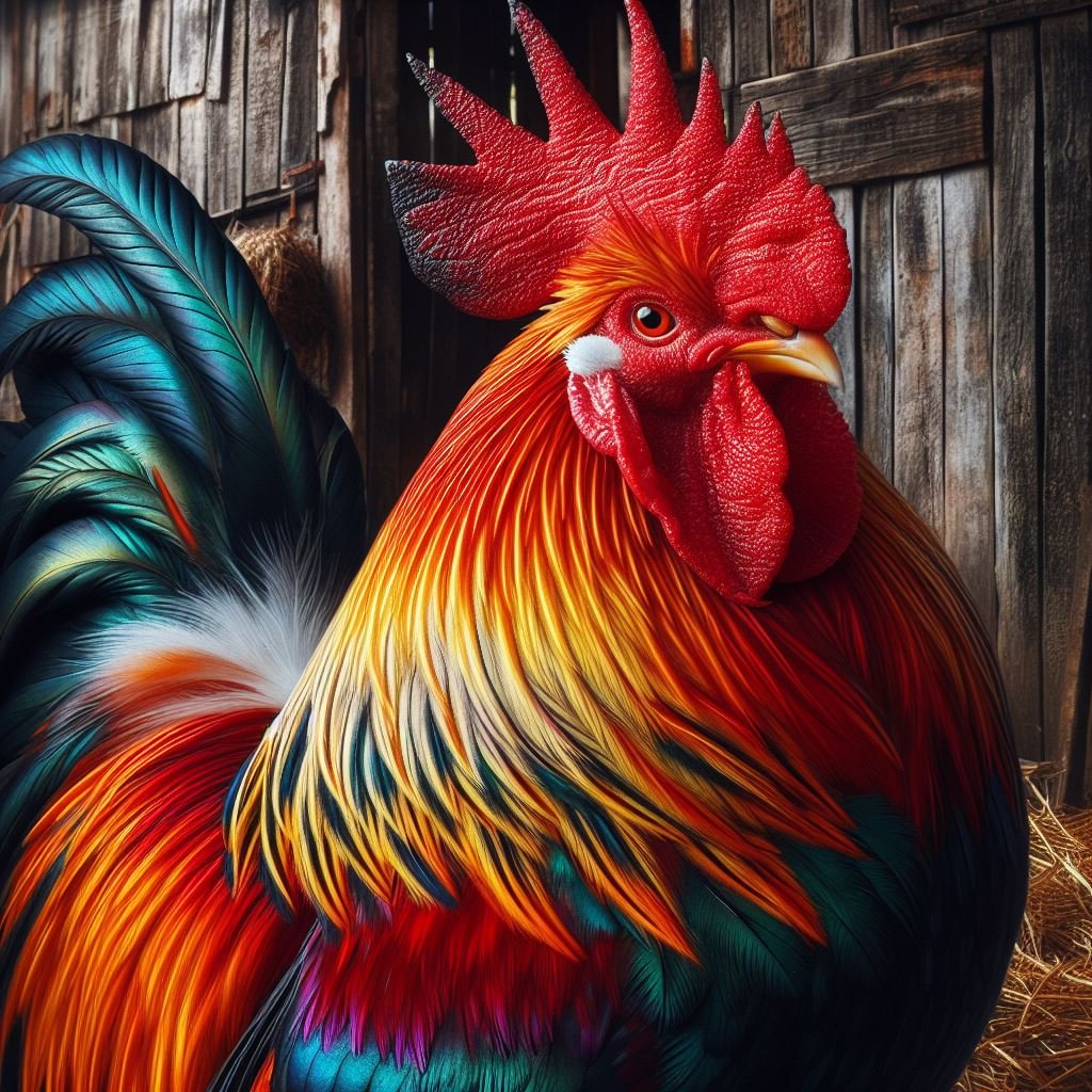 Jigsaw Puzzle | 64 pieces | Stephen the Rooster | Jigidi