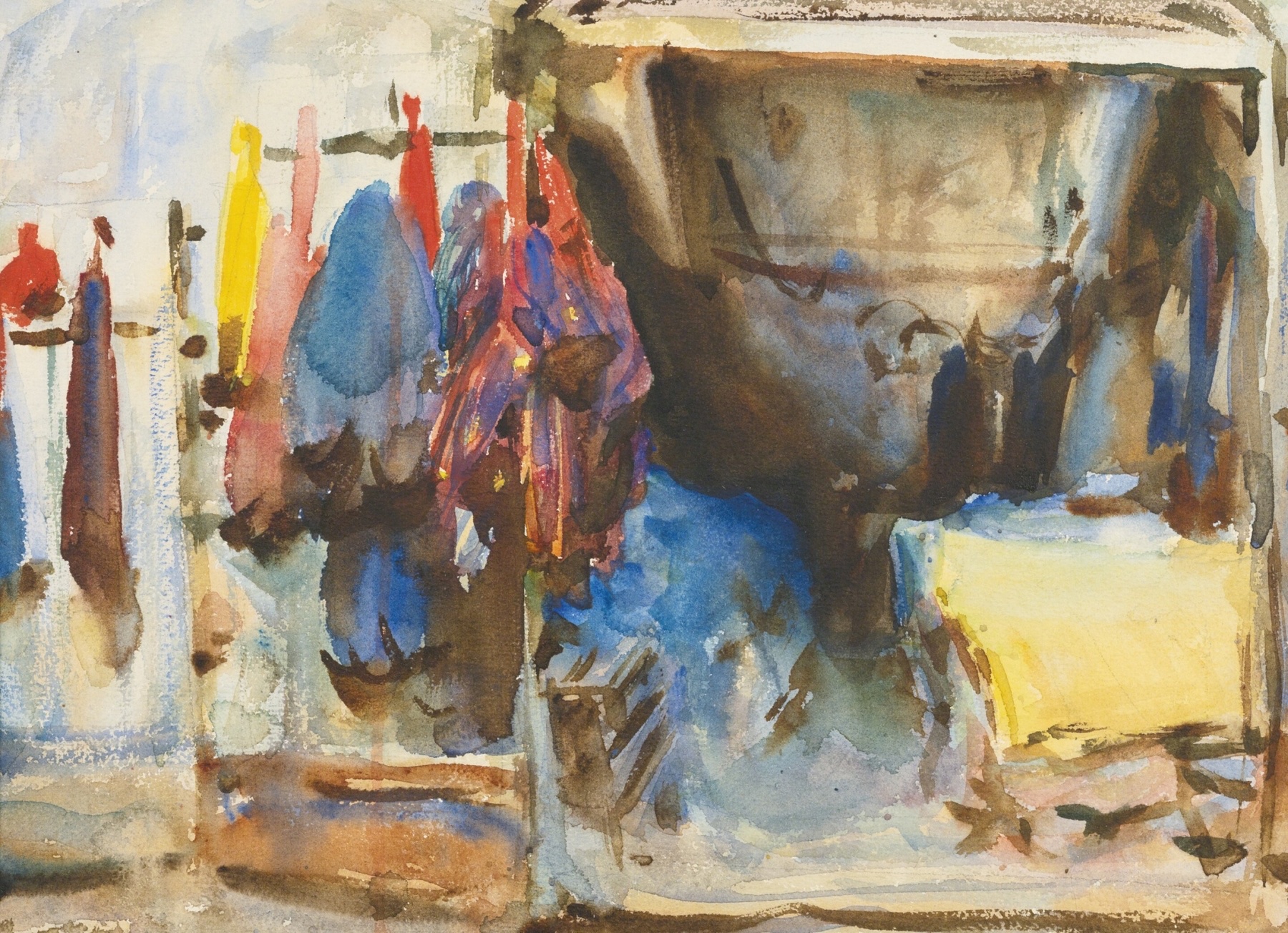 Solve John Singer Sargent - Interior of a Shop, Cairo jigsaw puzzle ...