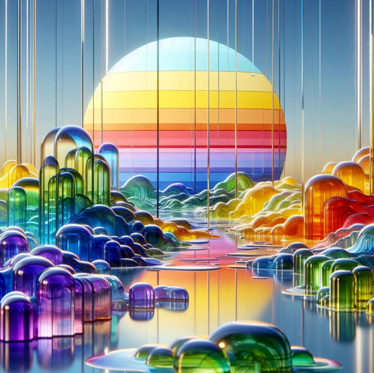 Solve Static in a Dream jigsaw puzzle online with 100 pieces