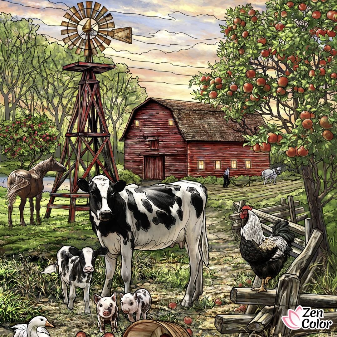Solve PUZZLE - Farm Animals VI jigsaw puzzle online with 81 pieces