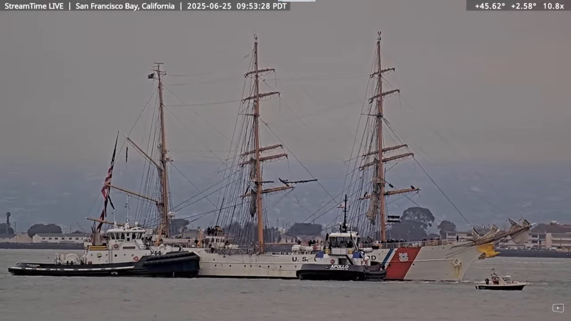 Solve USCGC Eagle - US Coast Guard Training Ship (escorted by coastal ...