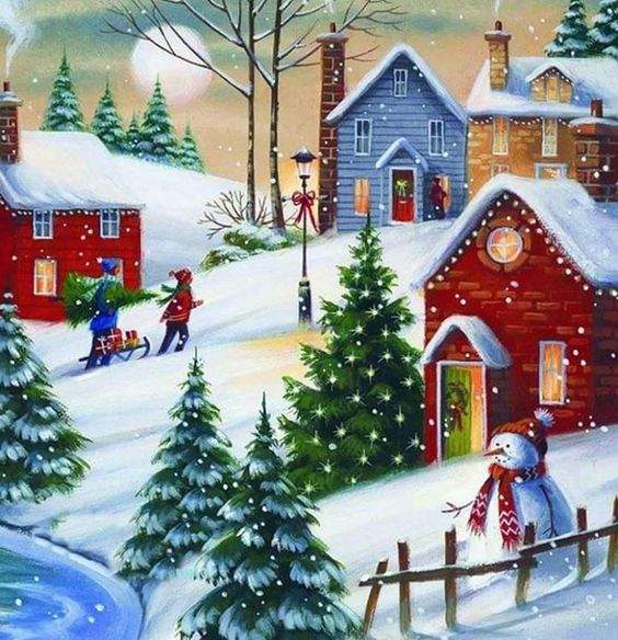 Solve Christmas jigsaw puzzle online with 49 pieces