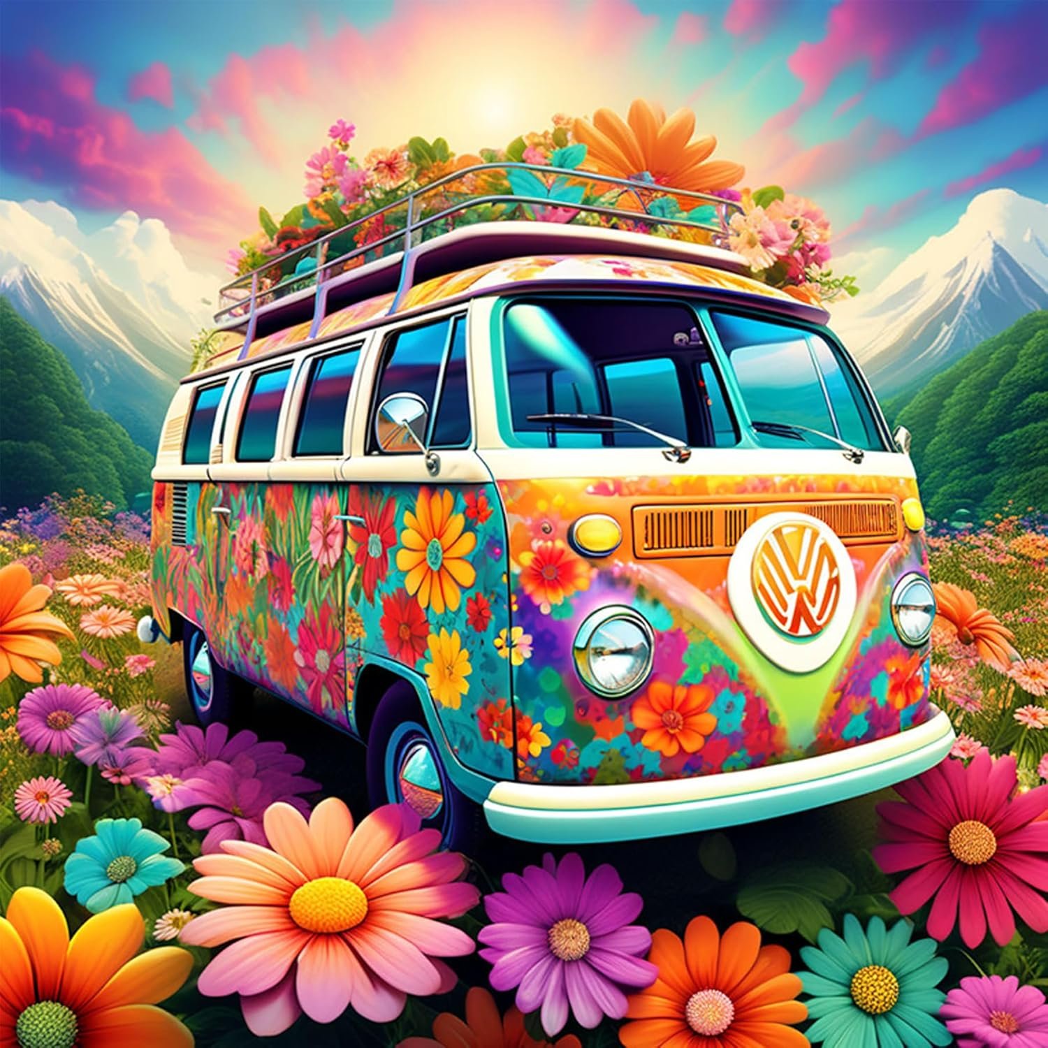 Solve VeeDub Bus jigsaw puzzle online with 306 pieces