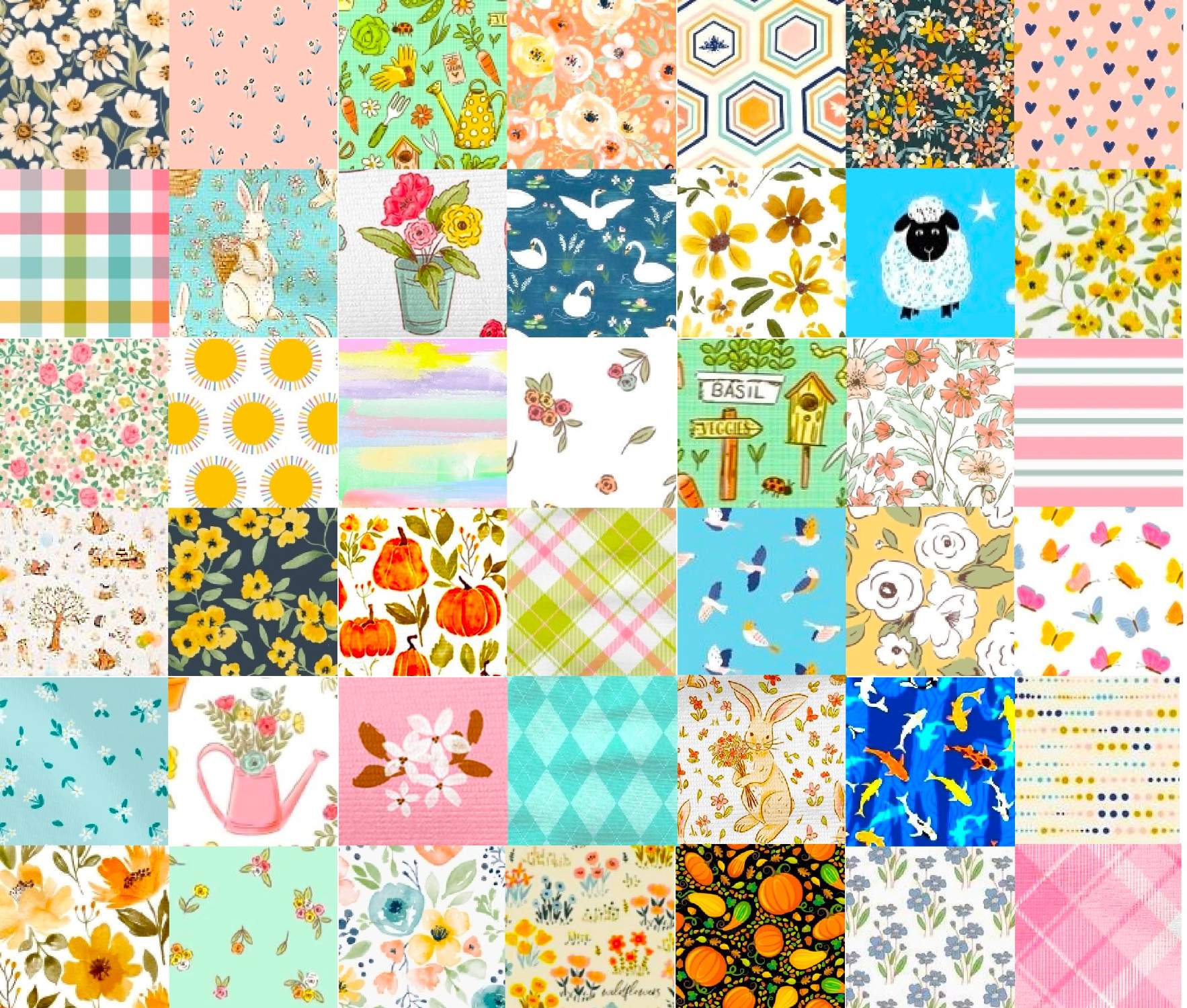 Solve PATCHWORK AMANDA GRACE DESIGNS jigsaw puzzle online with 252 pieces