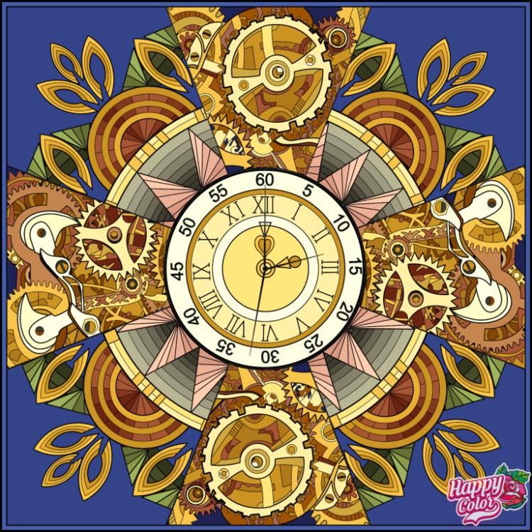 Solve Theme - Clocks & timepieces jigsaw puzzle online with 9 pieces