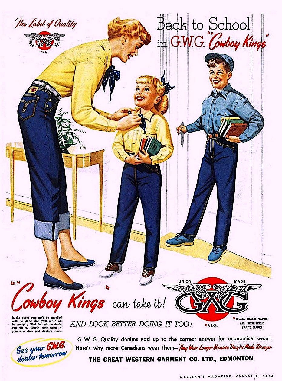 Solve I Guess Girls Could Wear Jeans to School In Canada in the 50s ...