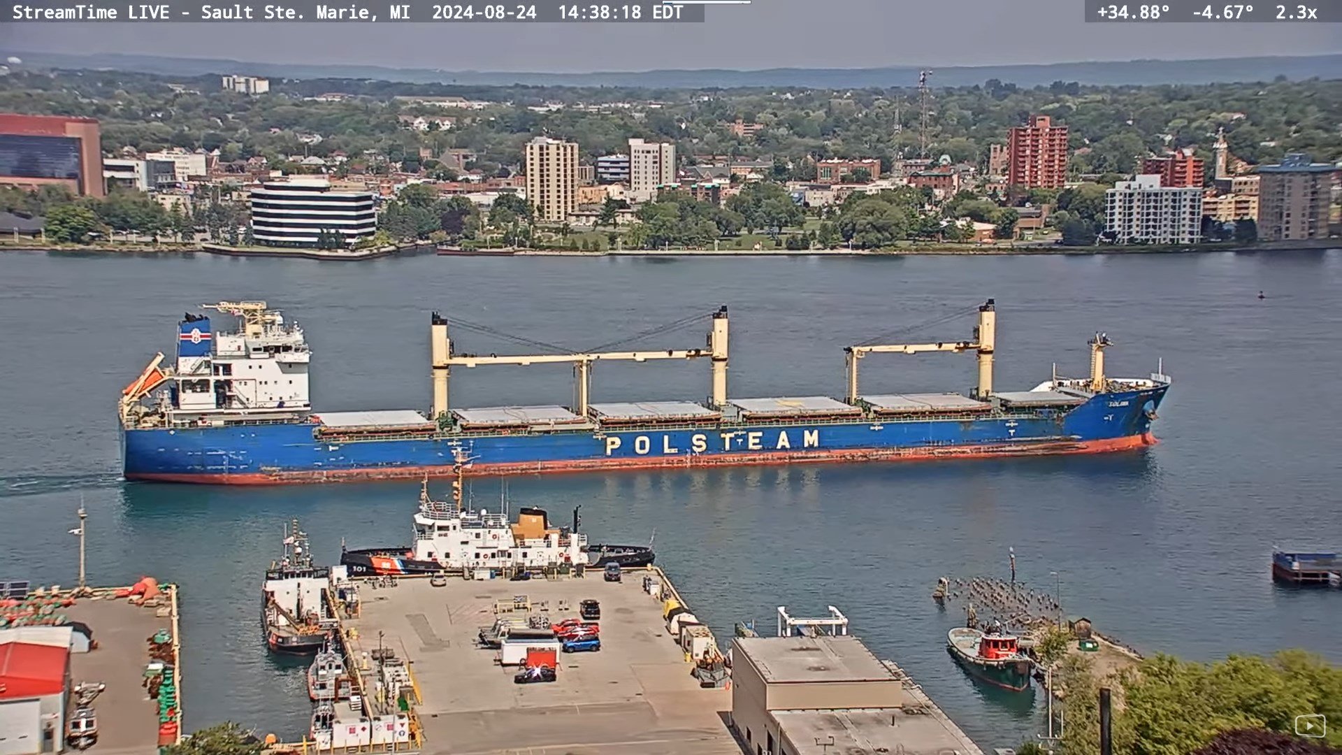 Solve Solina - Ocean-Going Freighter - St Ste Marie, MI (2024-08-24 ...