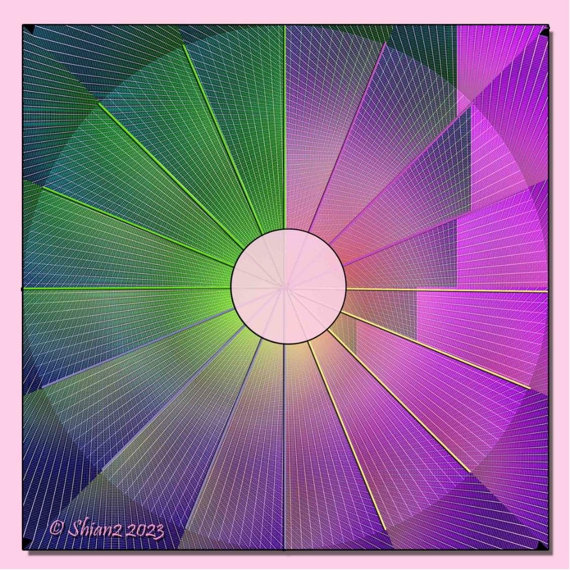 Solve Spokes jigsaw puzzle online with 64 pieces