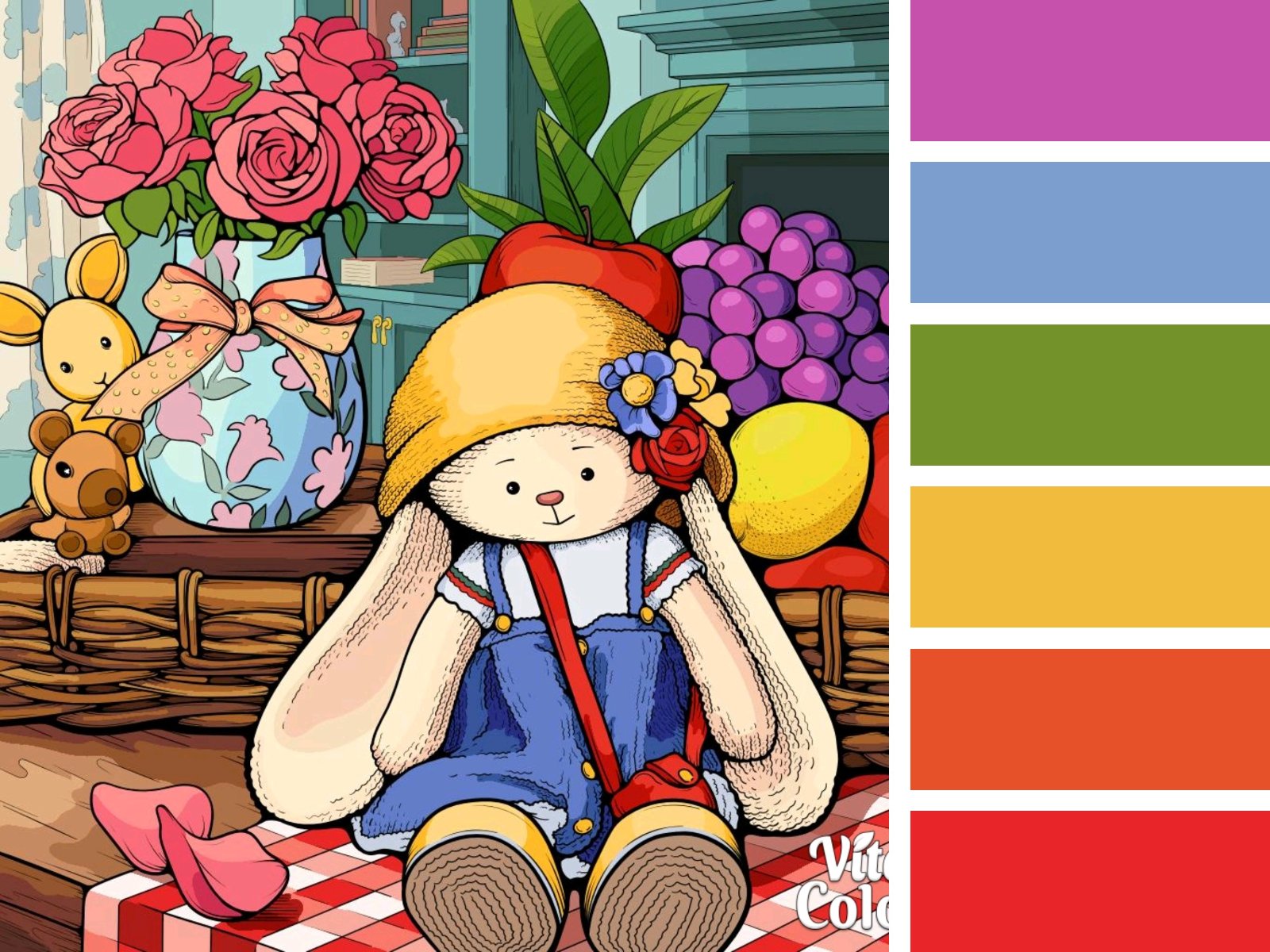 Jigsaw Puzzle | 48 pieces | Color Palette 155 | Jigidi