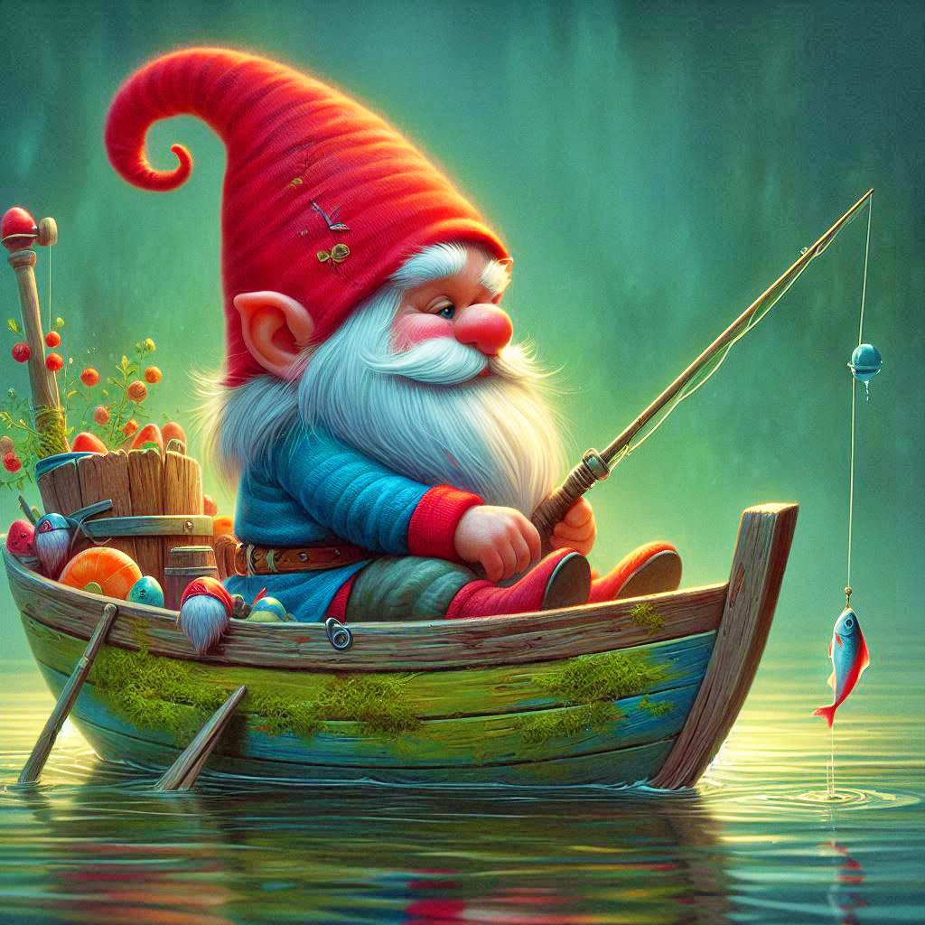 Solve Henry fishing jigsaw puzzle online with 64 pieces