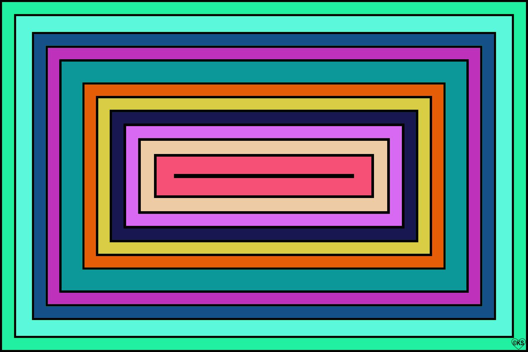 Solve Concentric Rectangles!! ~ H jigsaw puzzle online with 600 pieces