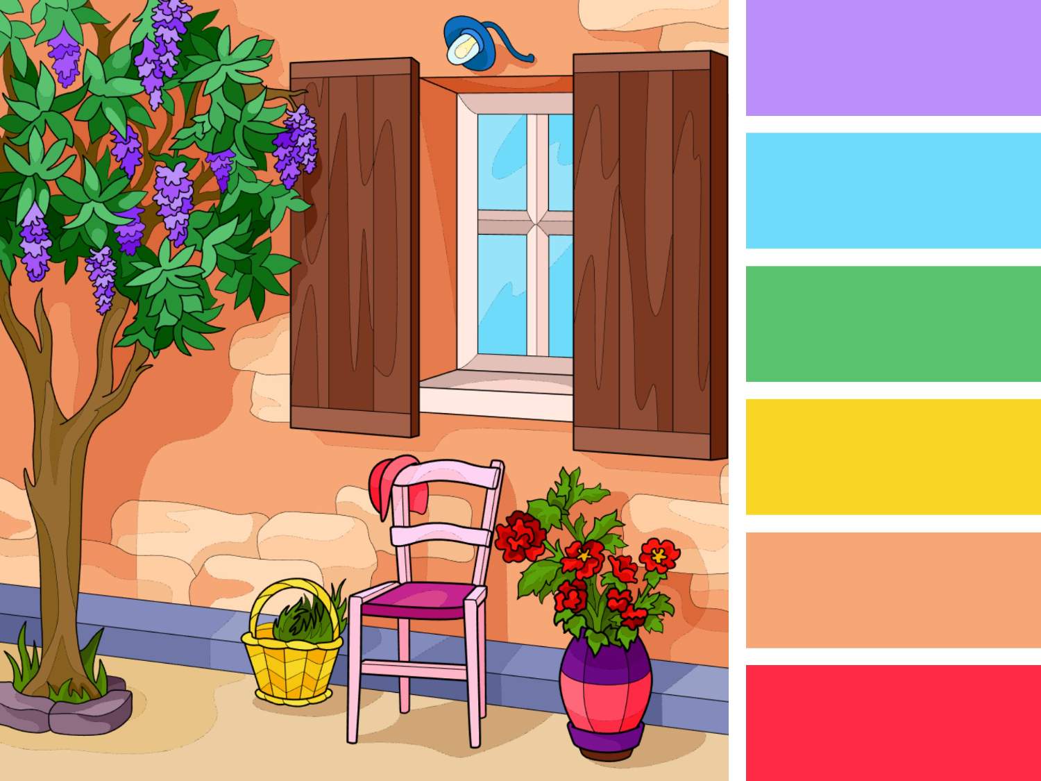 Jigsaw Puzzle | Color Palette 100 | 108 pieces | Jigidi