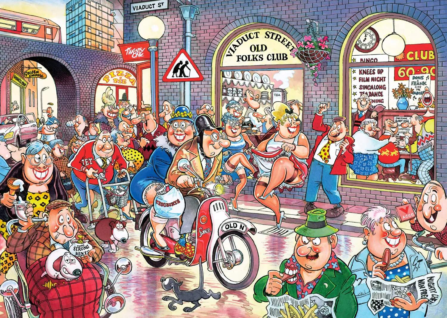 Solve Rock around the Clock! jigsaw puzzle online with 252 pieces