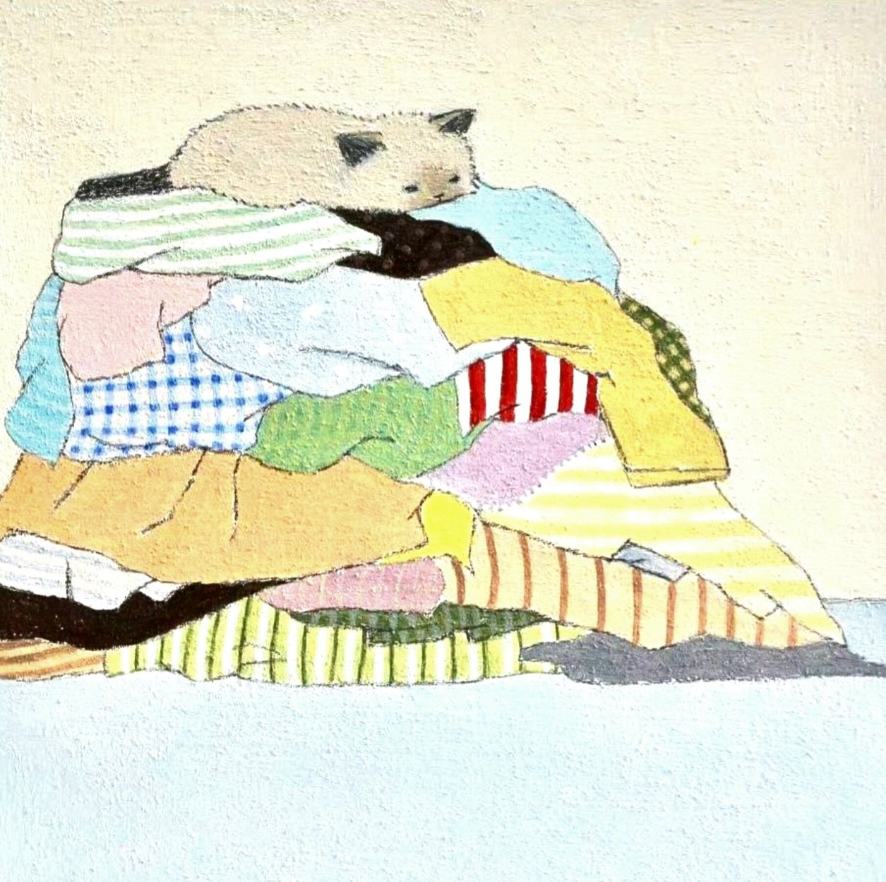 Solve Kitten In Your Laundry jigsaw puzzle online with 64 pieces
