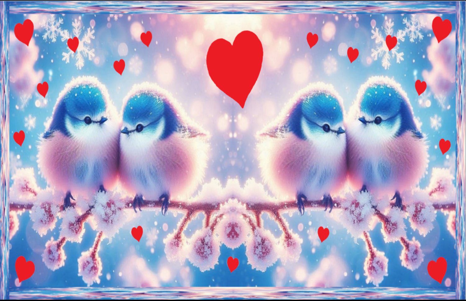 Solve LoveBirds jigsaw puzzle online with 12 pieces