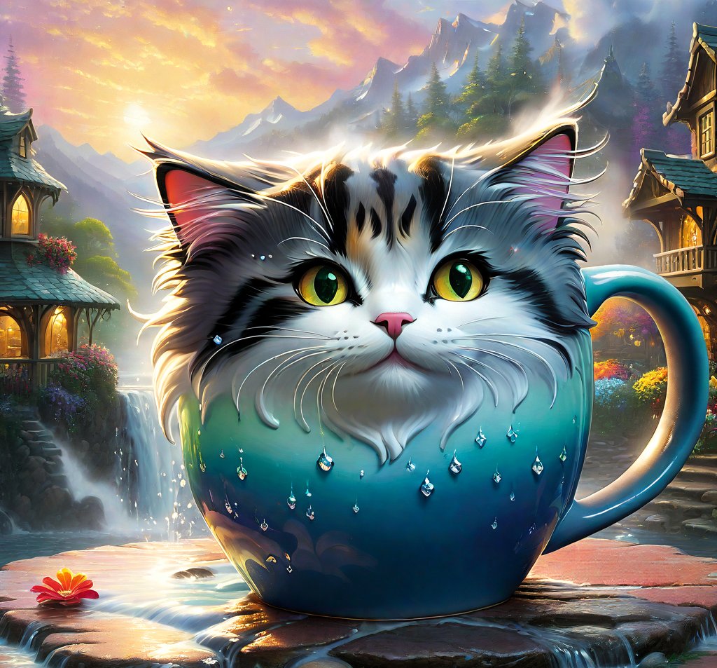 Solve Cat jigsaw puzzle online with 72 pieces