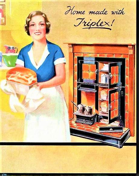 Solve Themes Vintage ads - Triplex jigsaw puzzle online with 63 pieces