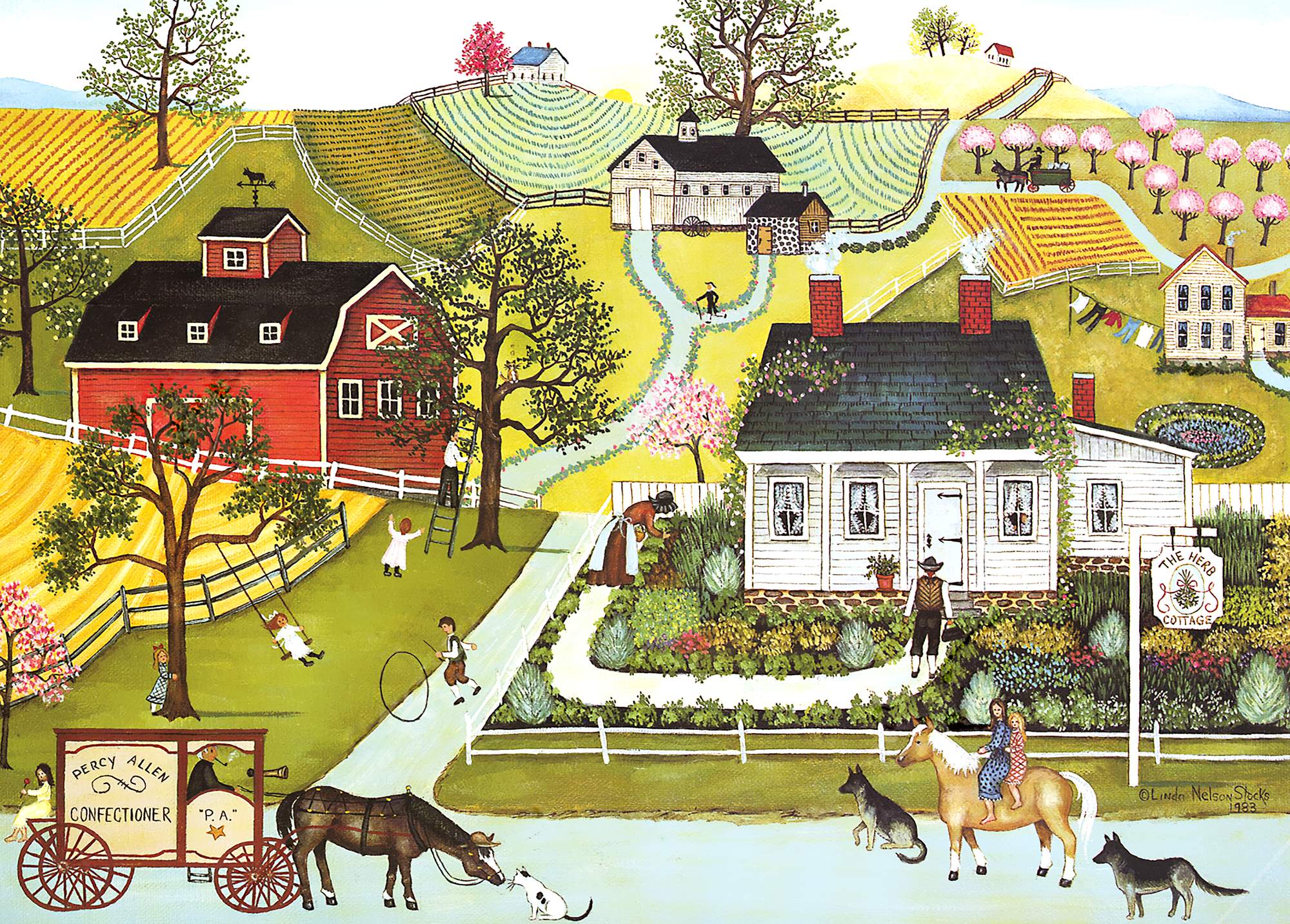 Jigsaw Puzzle | Herb Cottage | 352 pieces | Jigidi