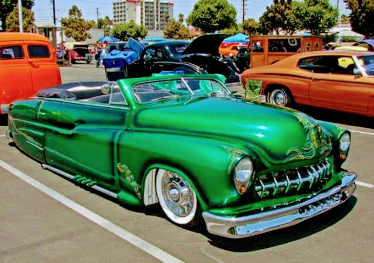Puzzle | 140 piezas | 1951 Mercury lead sled convertible... bandit ...