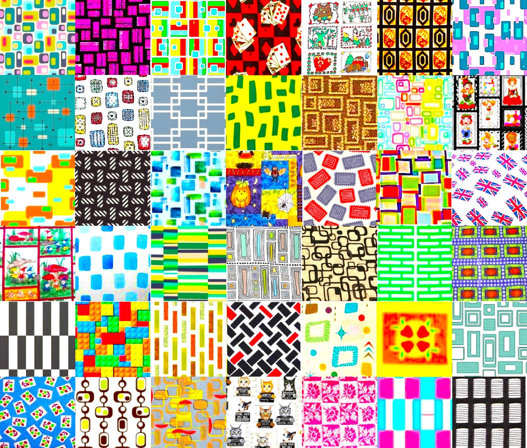 Jigsaw Puzzle | 143 pieces | PATCHWORK RECTANGLES 43 | Jigidi