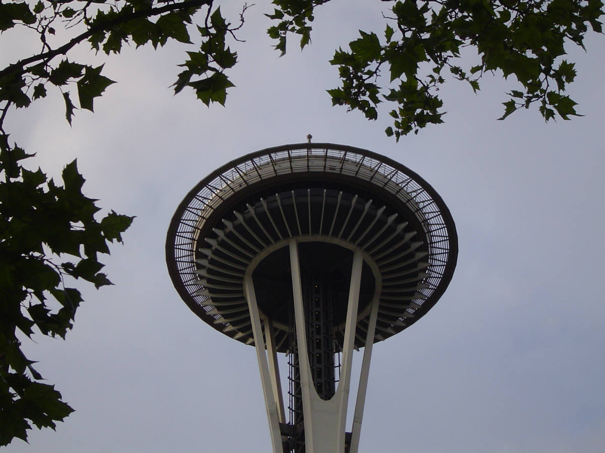 Solve Seattle Space Needle jigsaw puzzle online with 63 pieces