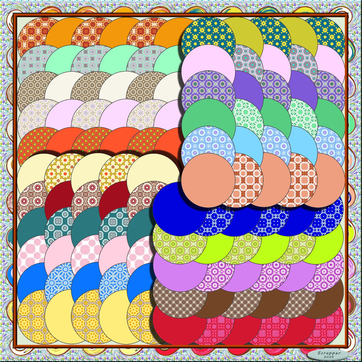 Solve fish scales jigsaw puzzle online with 121 pieces