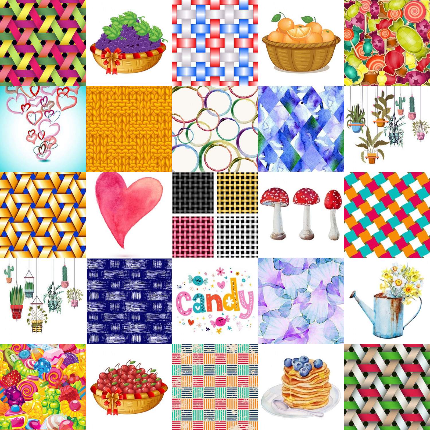 Solve Baskets Full of Goodies 320 jigsaw puzzle online with 324 pieces