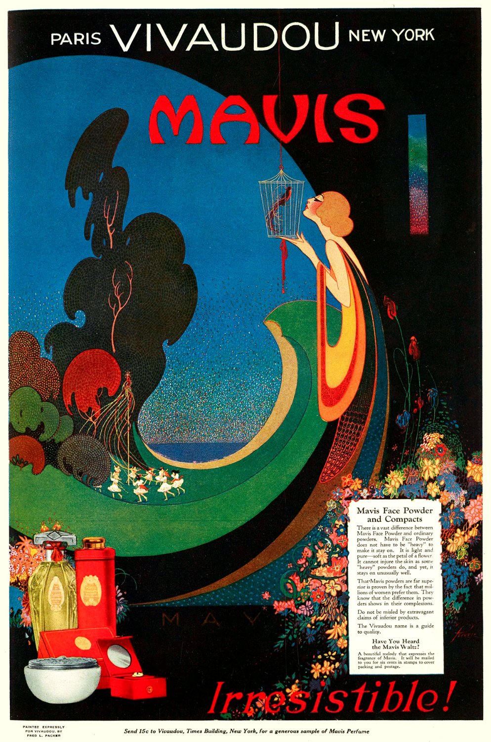 Solve Vivadou, Mavis, Irresistable by Frederick Little Packer (American, 1886 – 1956) jigsaw ...