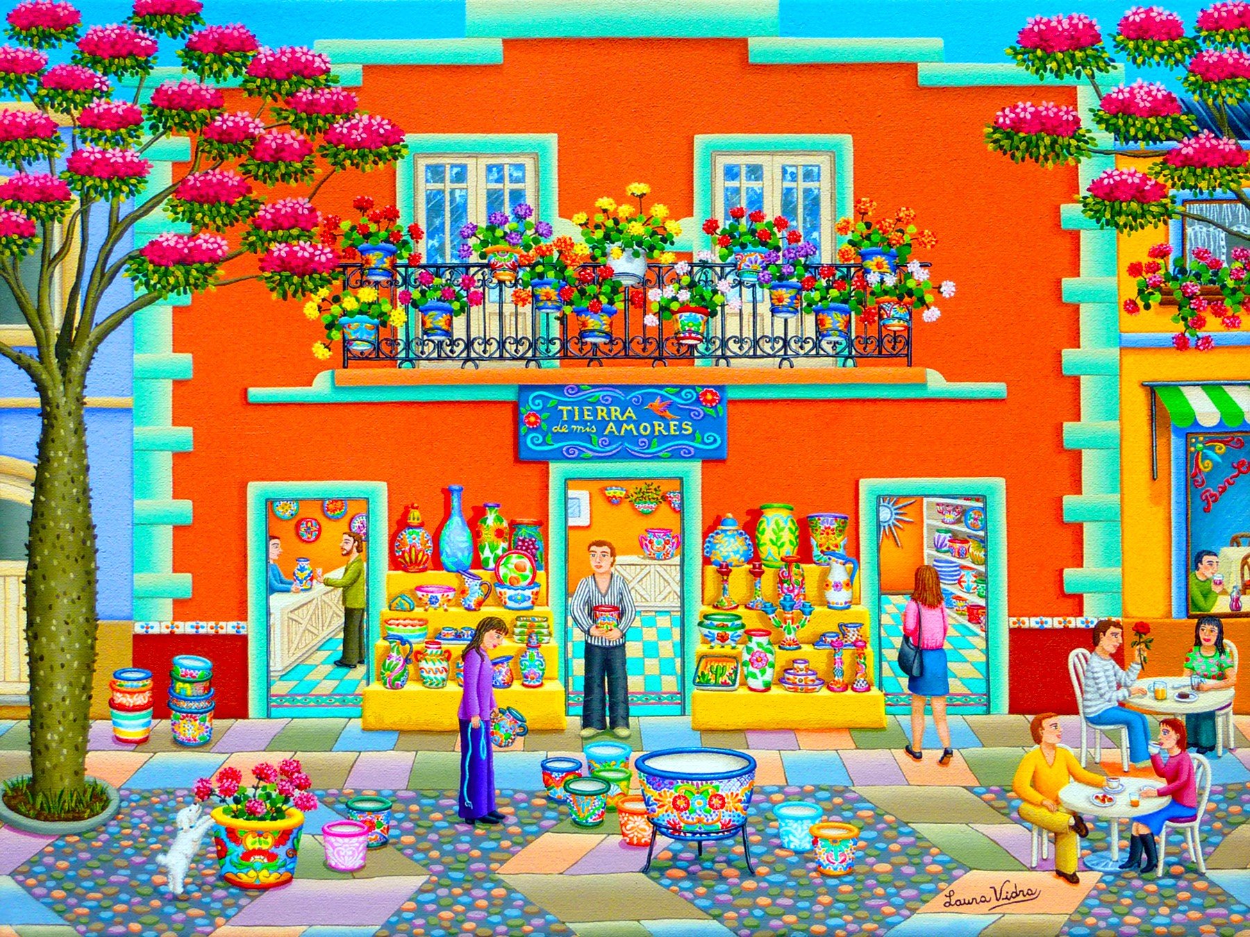 Solve Ceramics Shop jigsaw puzzle online with 352 pieces