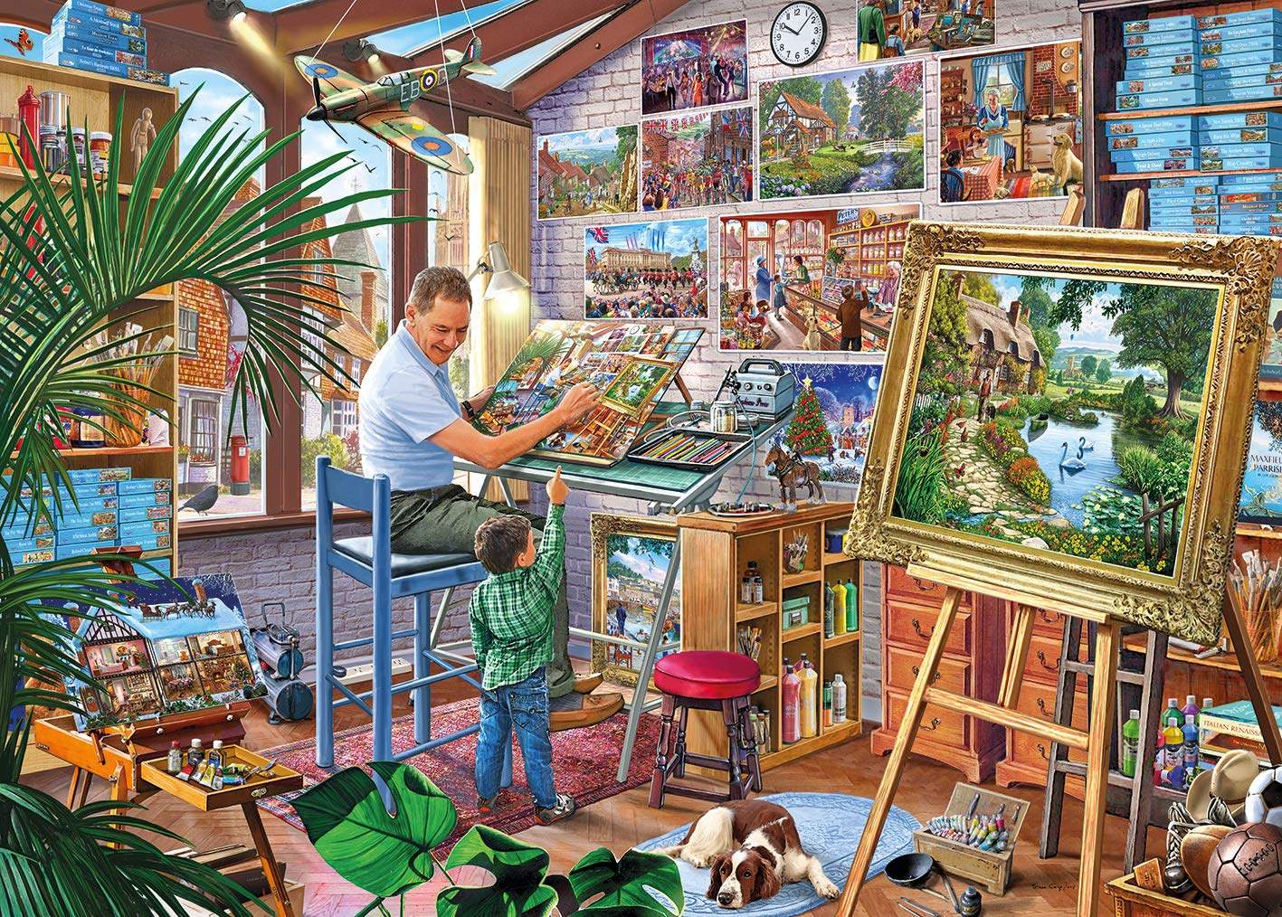 Solve Work of Art jigsaw puzzle online with 414 pieces