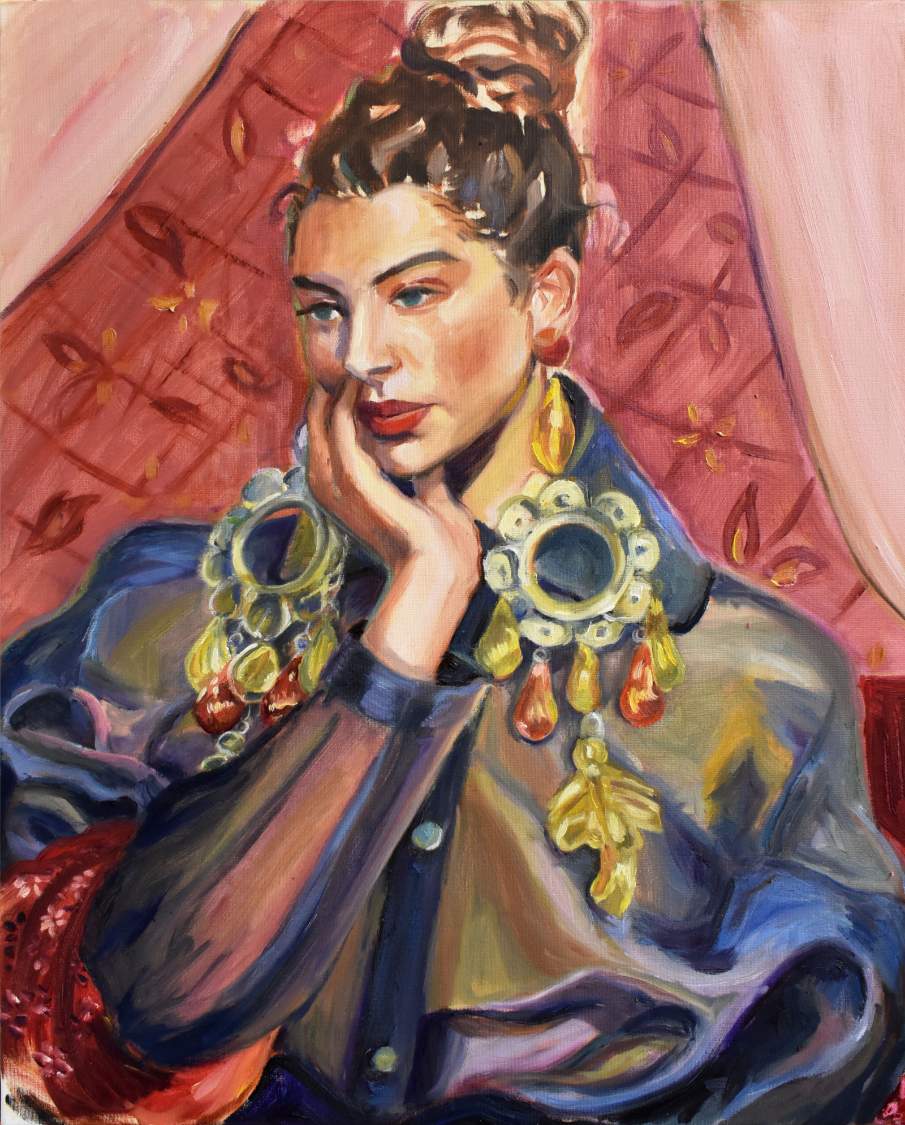 Solve Laura Gulshani Artwork - 'Romeo Gigli' jigsaw puzzle online with ...