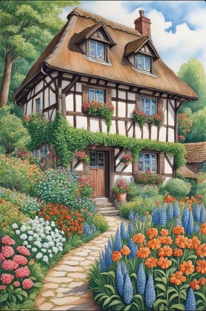 Solve Escape to the Country jigsaw puzzle online with 70 pieces