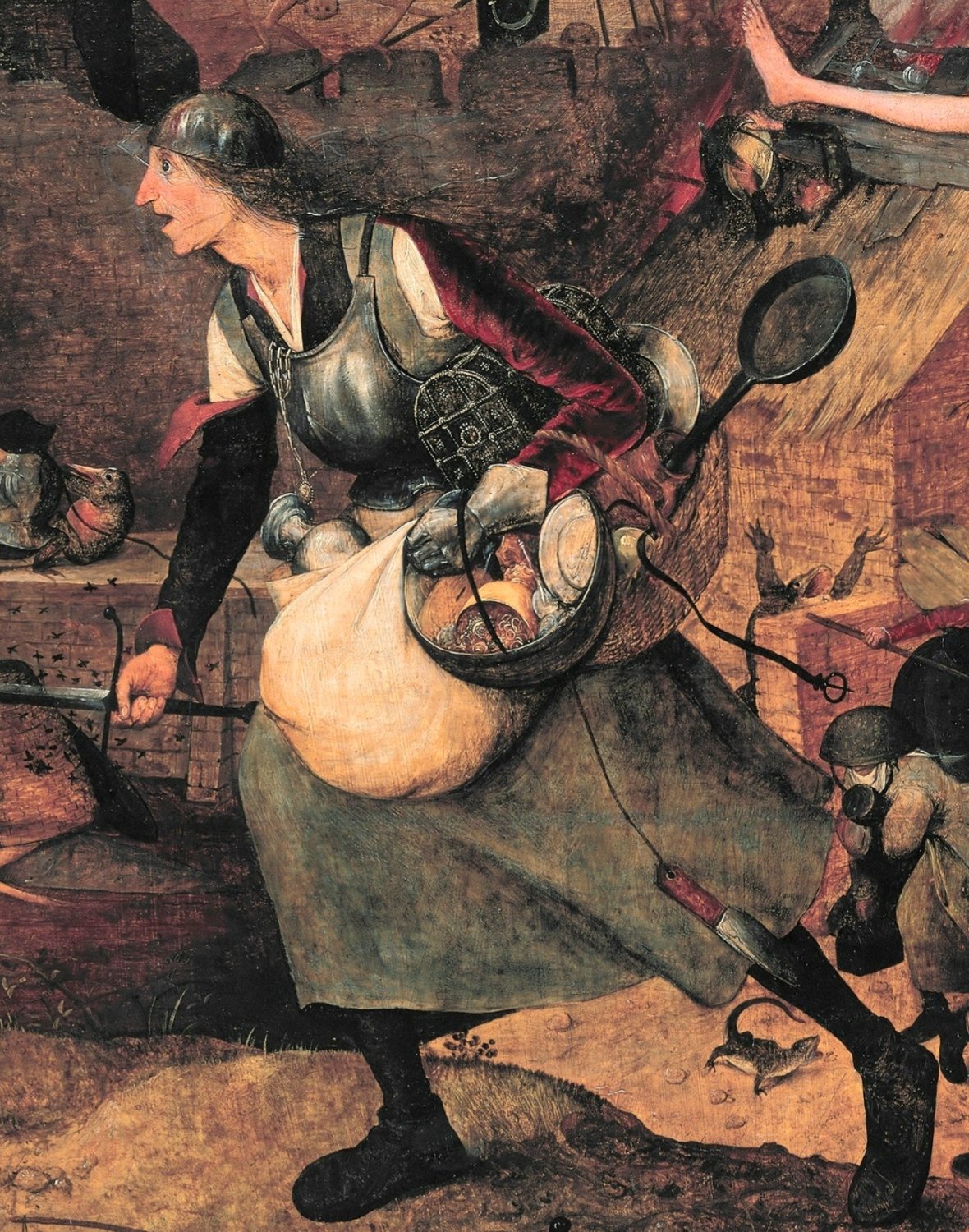 Solve Dulle Griet (Mad Meg) (Detail) a.k.a. Mad Meg Pillaging At The ...