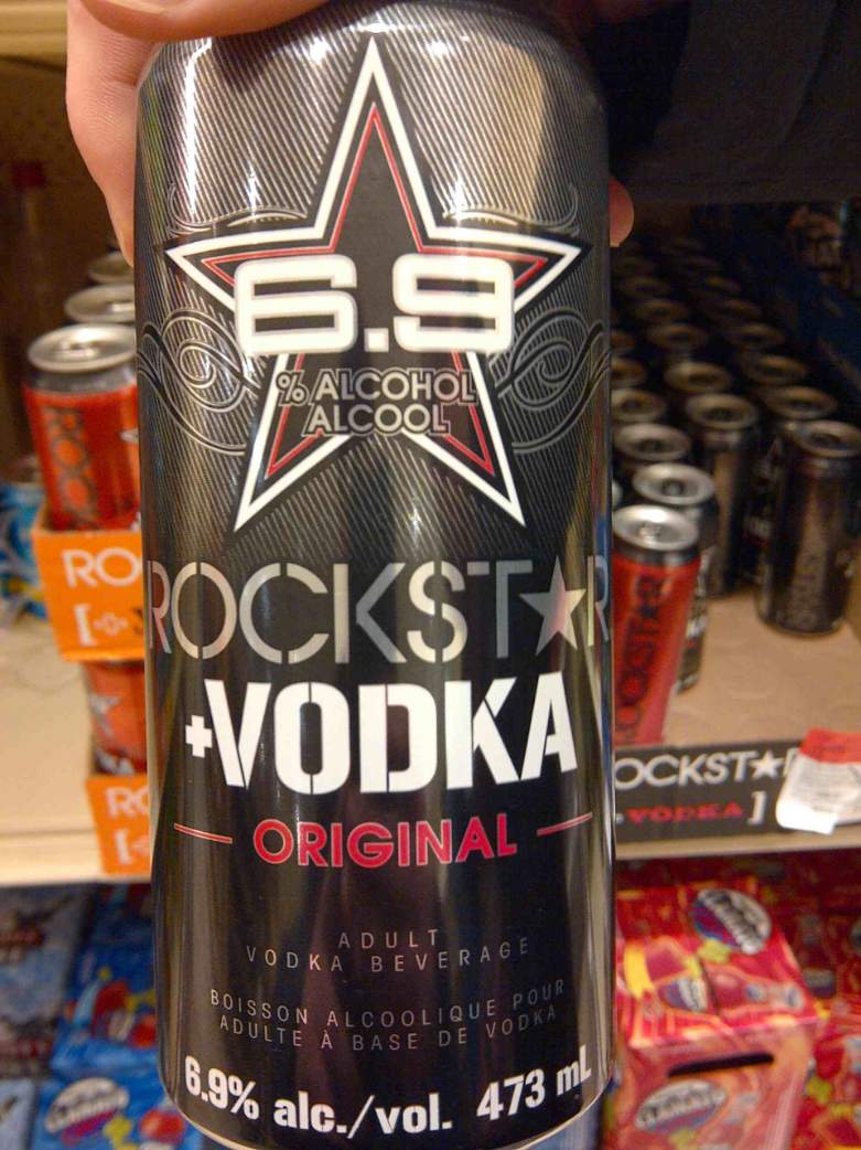 Solve Rockstar with Vodka. jigsaw puzzle online with 20 pieces