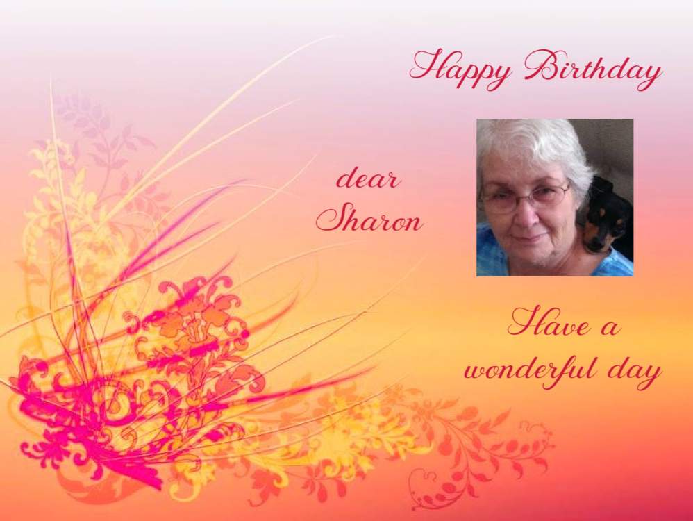 Solve Happy birthday dear Sharon (Sharon72) jigsaw puzzle online with ...