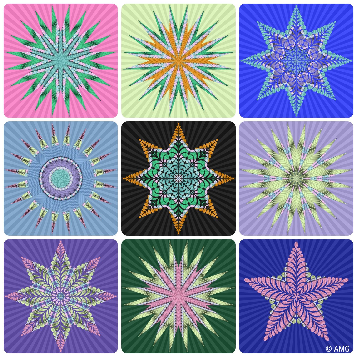 Solve Stars From Shirley's Diagonal Stripes jigsaw puzzle online with ...