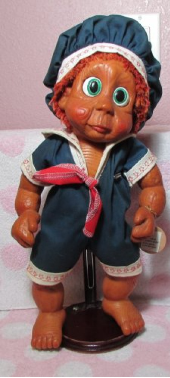 Solve Baby Rufus A Hand Carved Doll Made By H. P. Nabor jigsaw puzzle ...