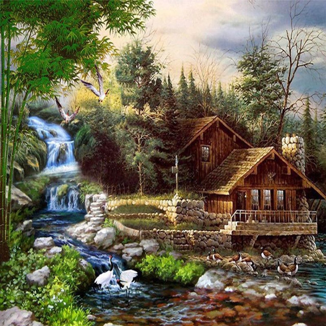 Solve cabin jigsaw puzzle online with 483 pieces
