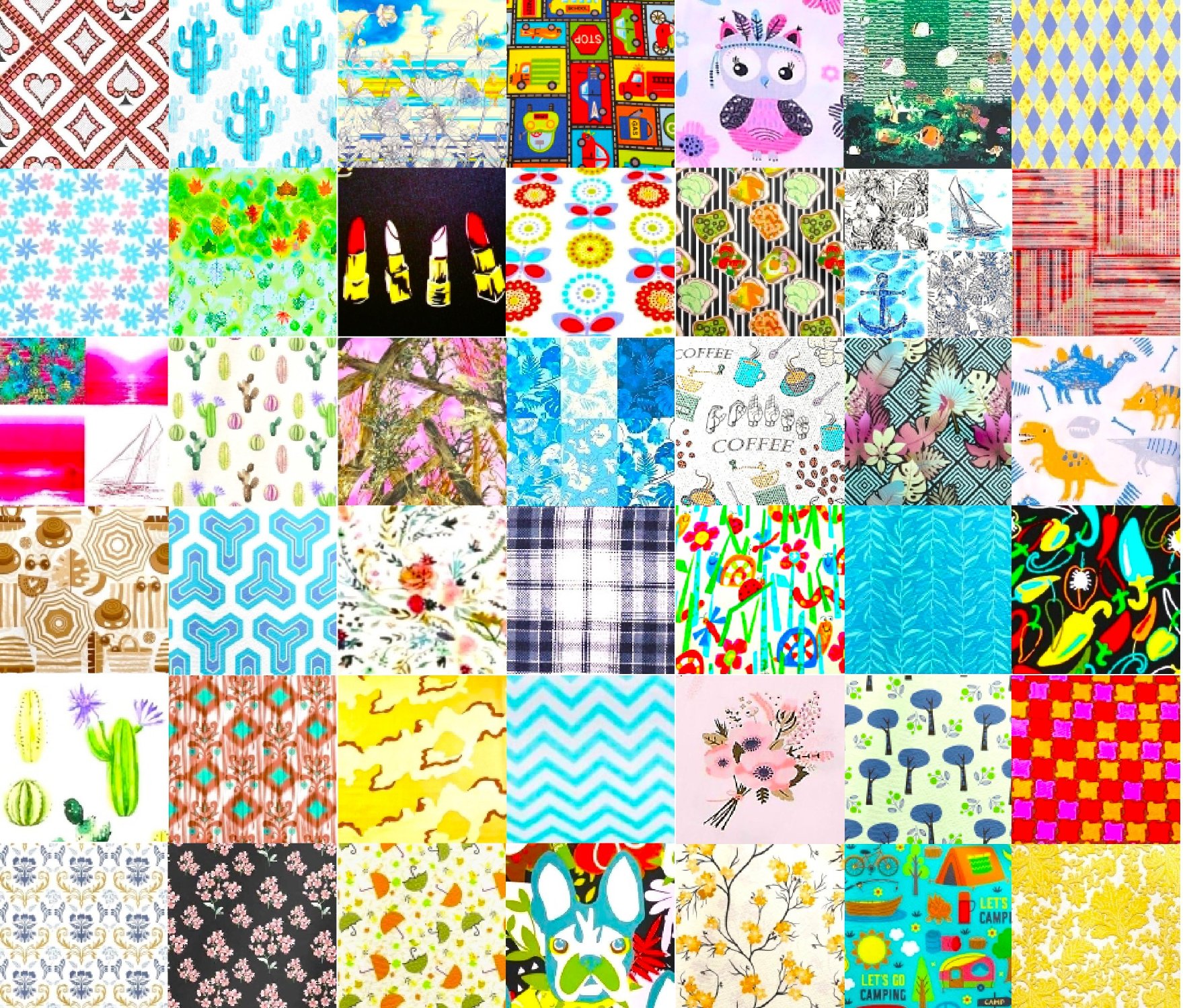 Solve PATCHWORK TWILL 8 jigsaw puzzle online with 270 pieces